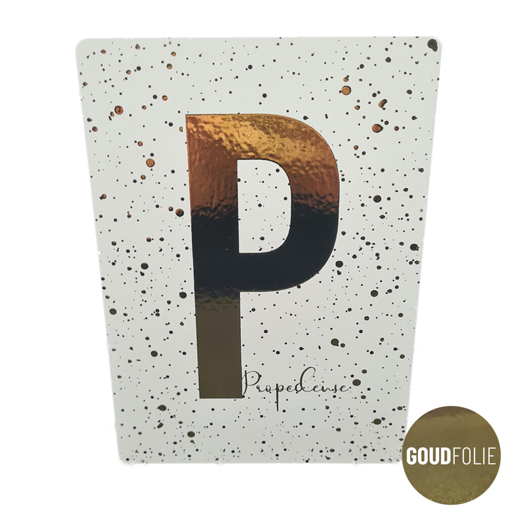 Propedeuse – goudfolie - MERQ